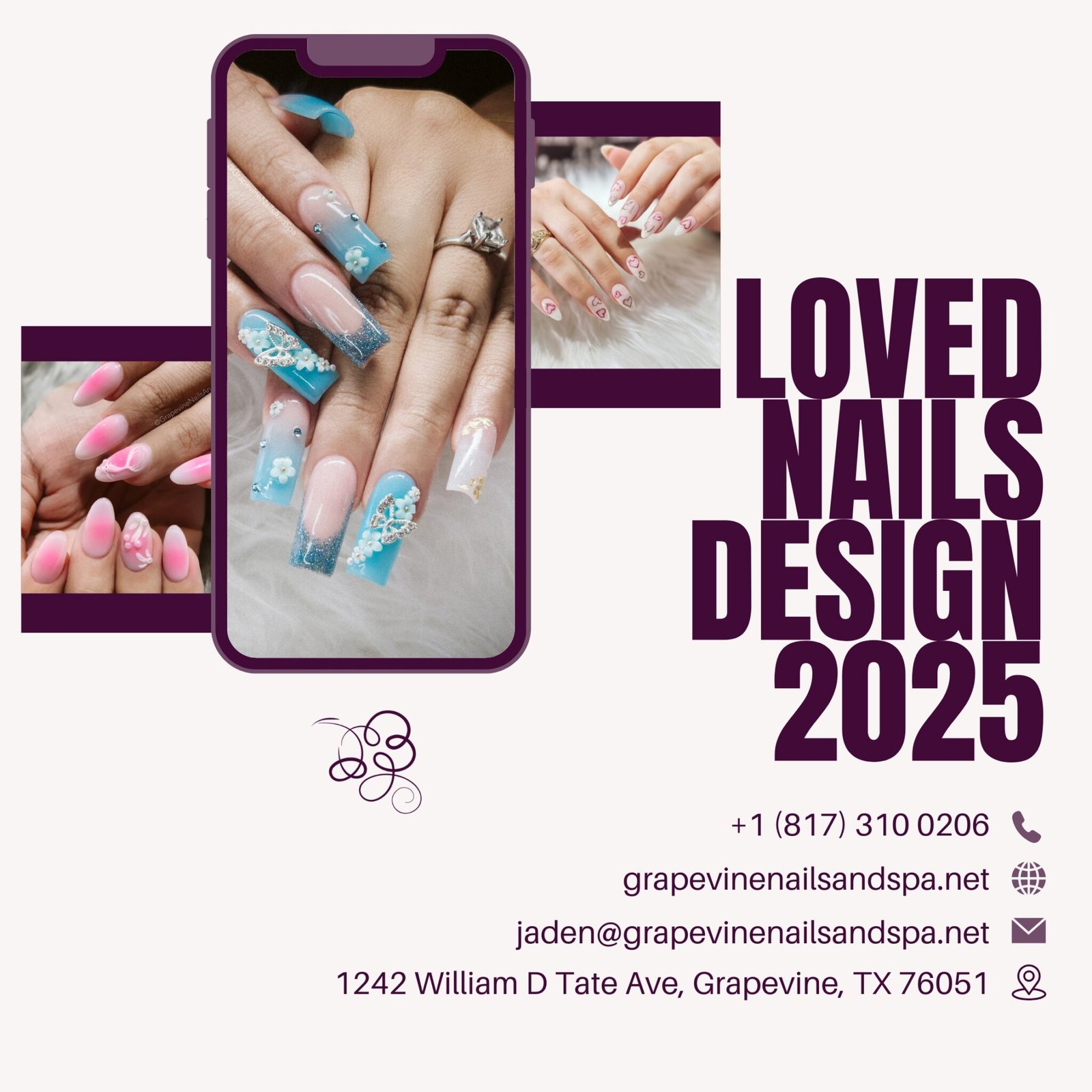 Grapevine Nails and Spa | Artful Nails, Happy Feet